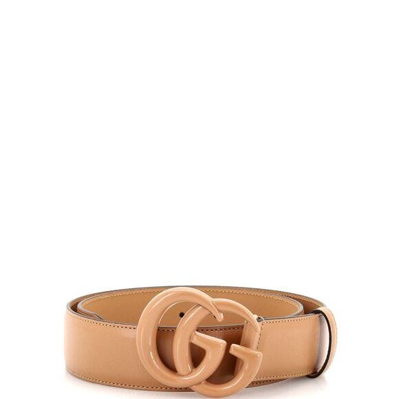 Gucci | Accessories | Gucci Gg Marmont Monochrome Belt Leather With ...